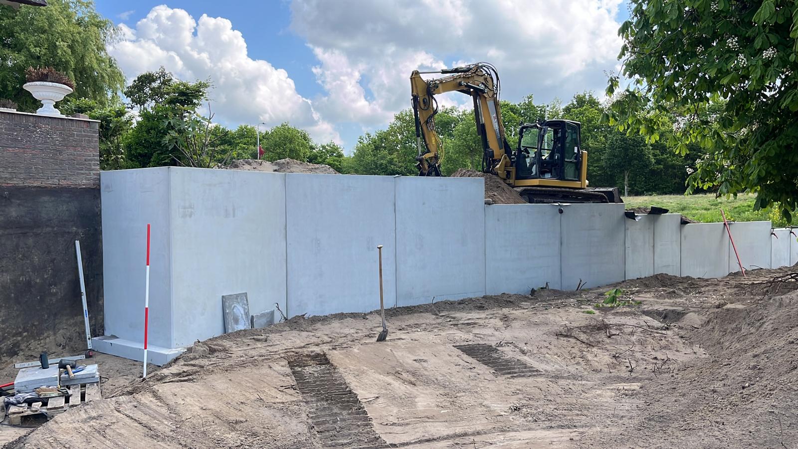 Betonnen keerwanden en stapelblokken - Hachmang Aanneming / Groen & Water
